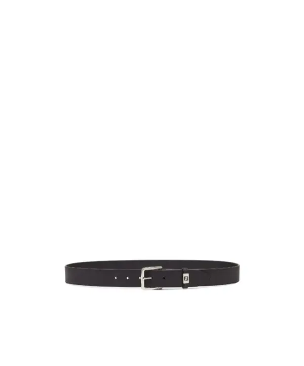 Fendi Leather Belt - Black