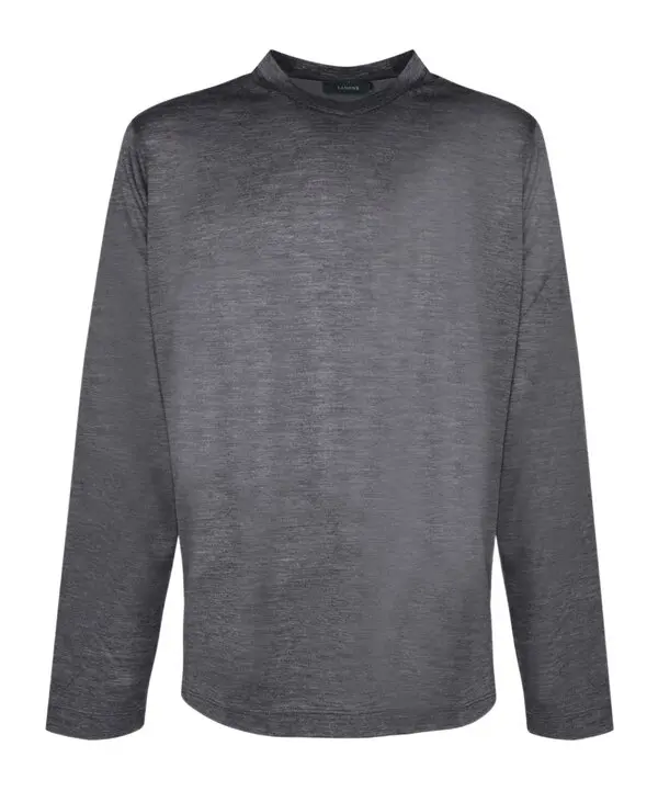 ZANONE Long-sleeve Crewneck T-shirt - Gray