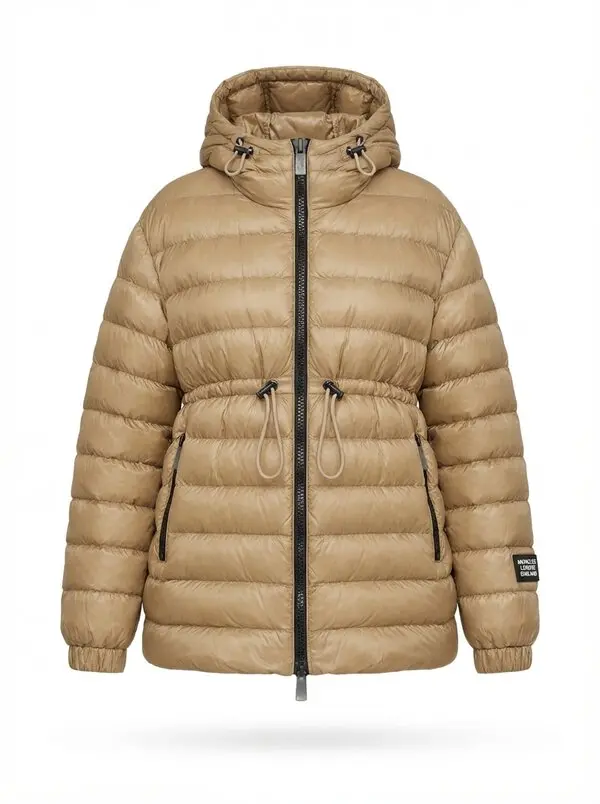 Burberry Quilted Drawstring Hooded Jacket