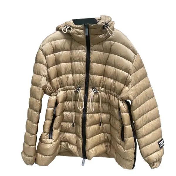 Burberry Quilted Drawstring Hooded Jacket