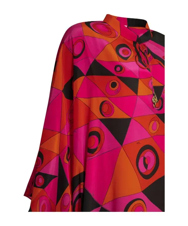 Emilio Pucci Geometric Print Kaftan Maxi Dress