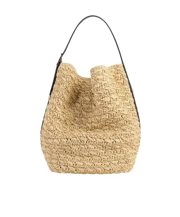 TOTEME Woven Tote Bag - Nude