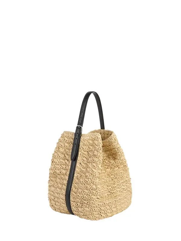 TOTEME Woven Tote Bag - Nude