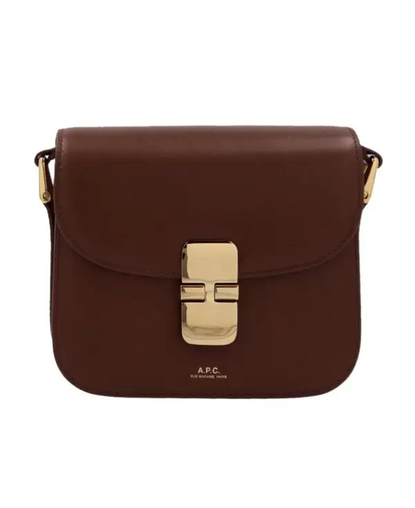 A.p.c. Grace Mini Shoulder Bag - Brown