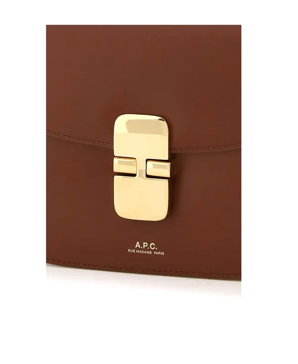 A.p.c. Grace Mini Shoulder Bag - Brown