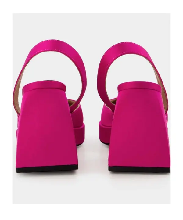 NODALETO Bulla Jones Square Toe Pumps - Pink