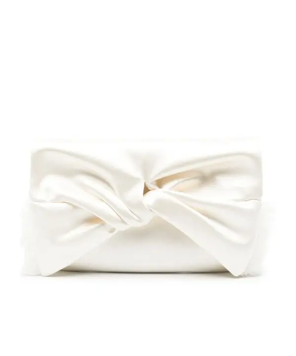 ANYA HINDMARCH Flap Clutch - Ivory