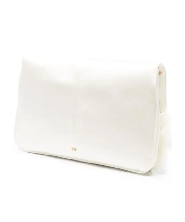 ANYA HINDMARCH Flap Clutch - Ivory