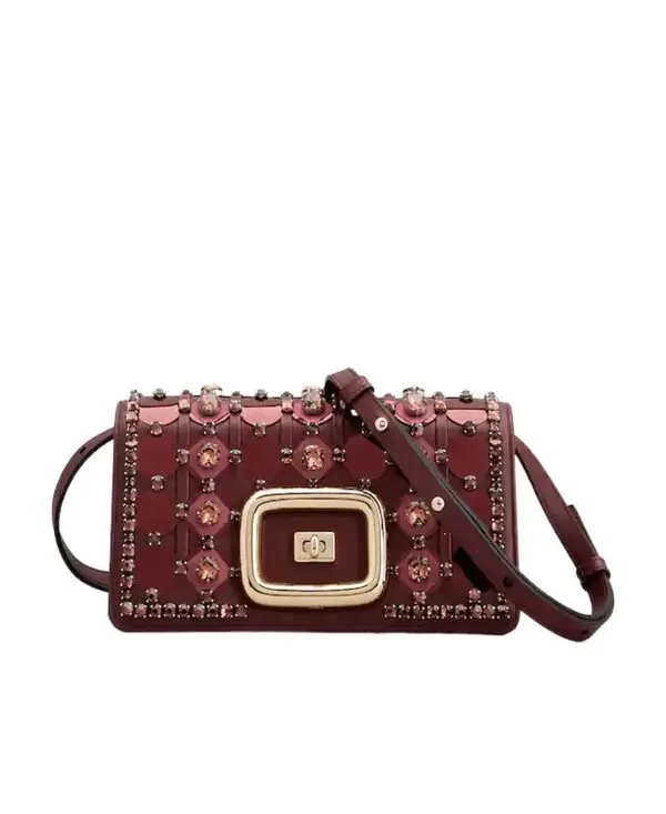 ROGER VIVIER Viv' Choc Disco Mini Bag In Nappa Leather