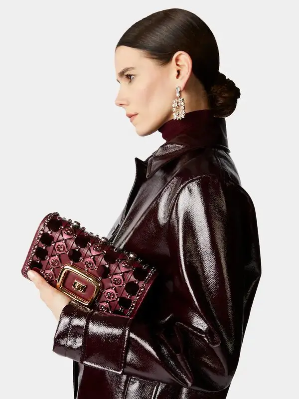 ROGER VIVIER Viv' Choc Disco Mini Bag In Nappa Leather
