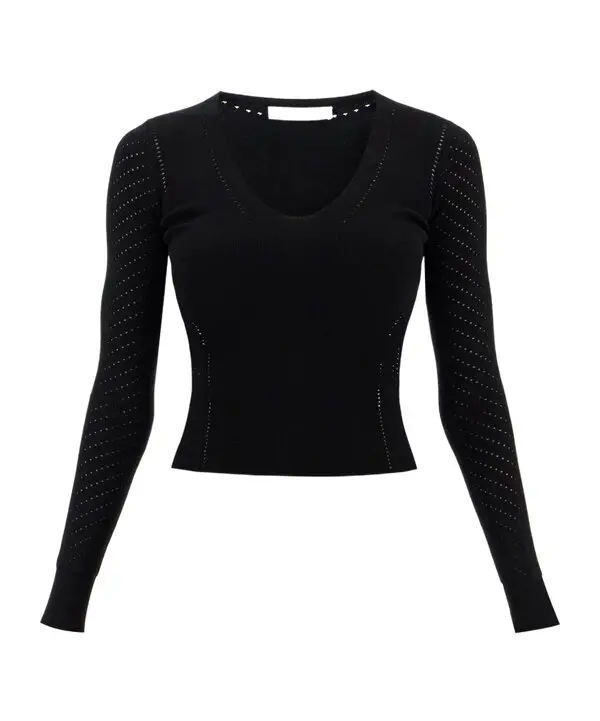 Max Mara Long Sleeve V-neck Sweater