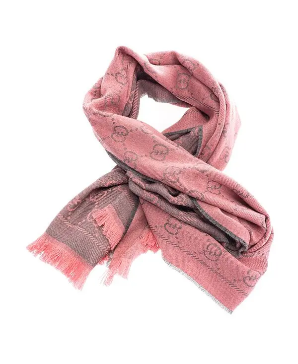 Gucci Gg Supreme Jacquard Scarf - Multicolor