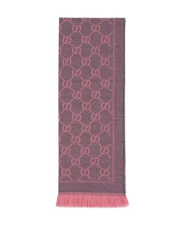 Gucci Gg Supreme Jacquard Scarf