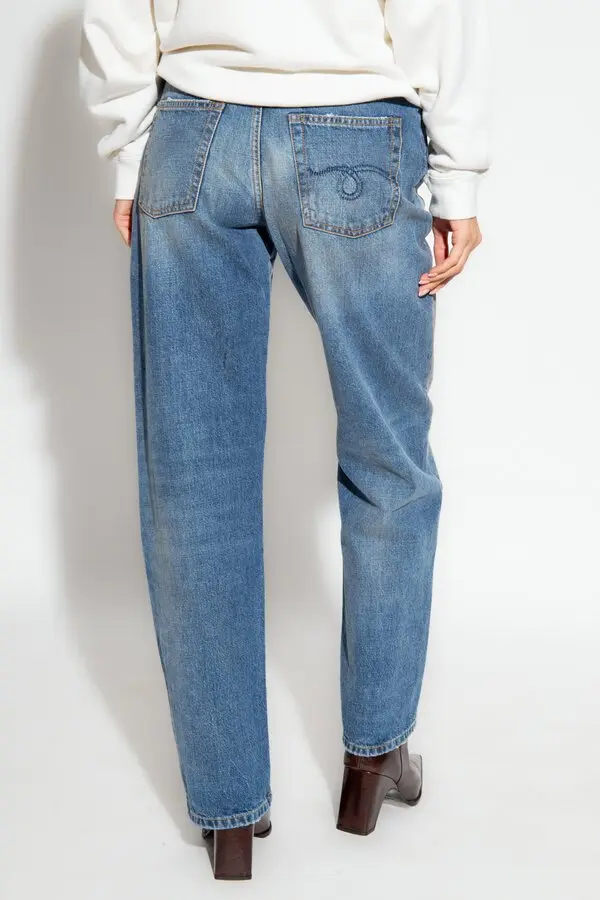 R13 Mid-rise Straight-leg Jeans - Blue
