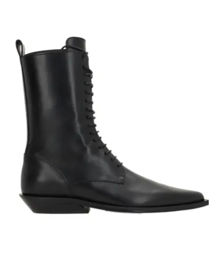 ANN DEMEULEMEESTER Pointed Lace-up Boots