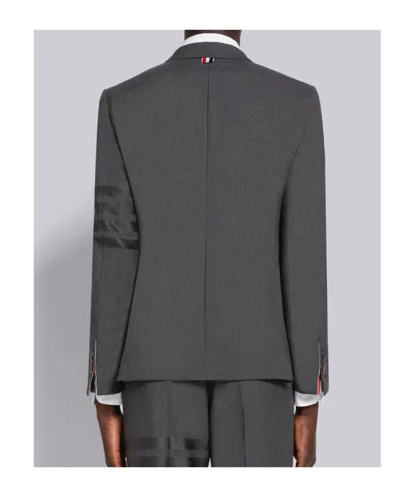 Thom Browne 4-bar Single-breasted Blazer - Dark Gray