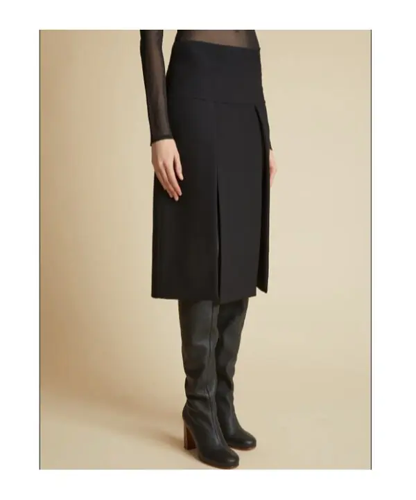 Khaite Kidd Pleated Skirt