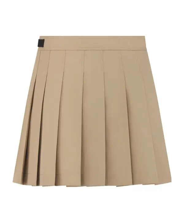 Dior Christian Pleated Wrap Mini Skirt - Beige