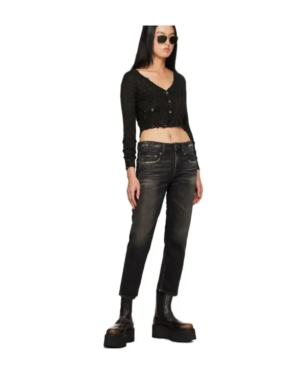 R13 Logo Denim Pants
