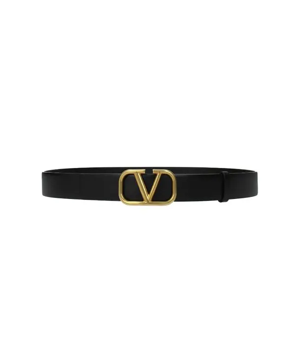 Valentino Garavani Logo Belt - Black