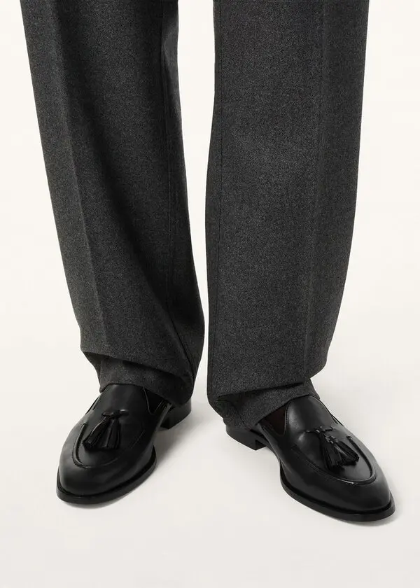 Loro Piana Serge Walk Loafers With Tassel Detail