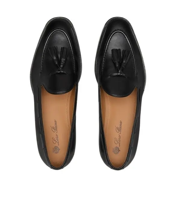 Loro Piana Serge Walk Loafers With Tassel Detail