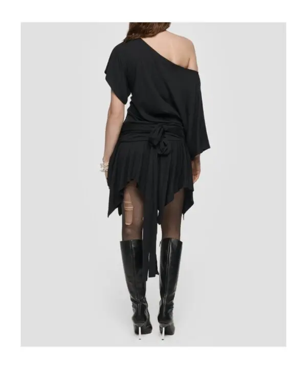 MISBHV Asymmetrical Off-shoulder Dress
