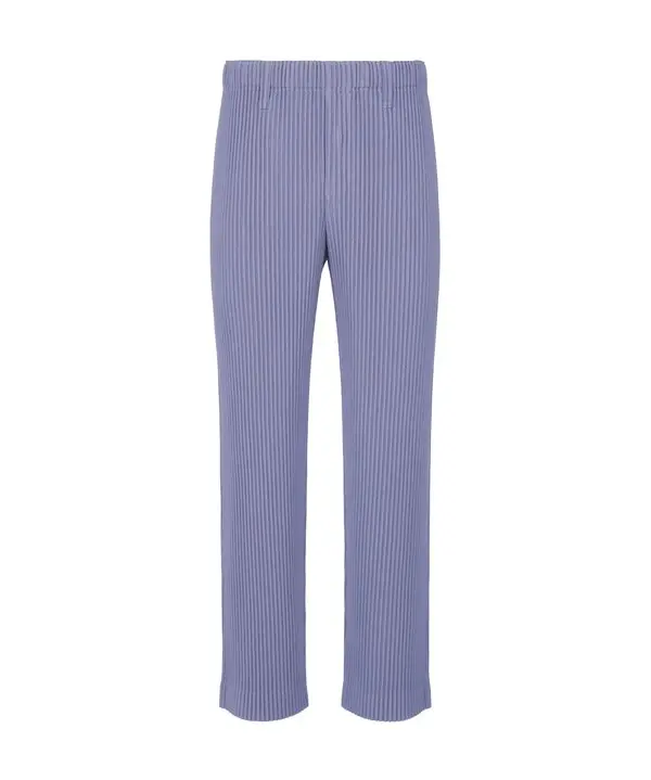 Issey Miyake Homme Plissé Tailored Pleated Trousers - Manarola Wall Purple