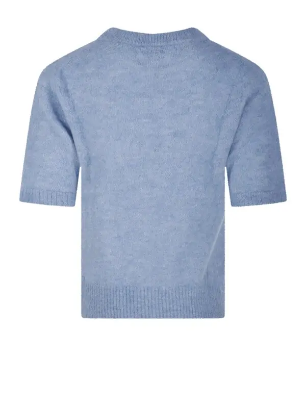 GANNI Animal Intarsia Short Sleeve Jumper