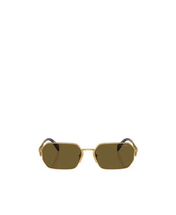 Prada Geometric Frame Sunglasses - Yellow