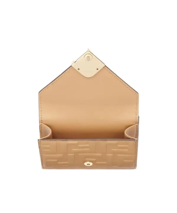 Fendi Ff Diamonds Tri-fold Wallet - Brown