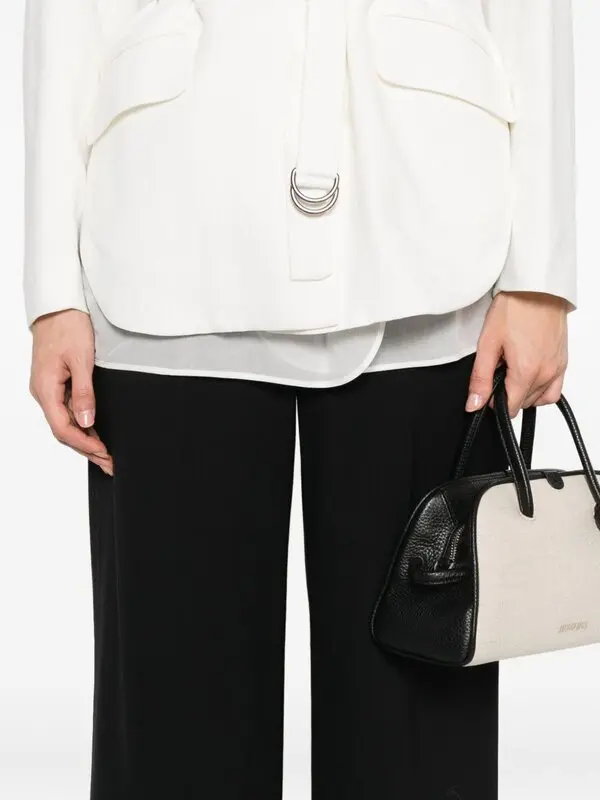 Peserico Pleat-detail Straight-leg Trousers