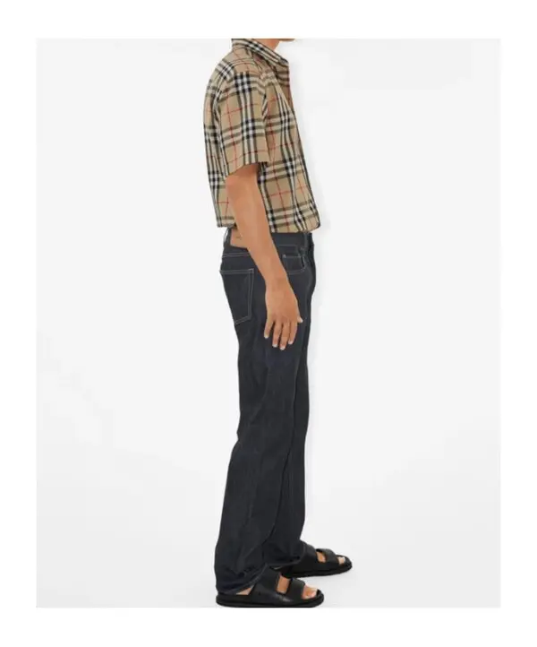 Burberry Checked Short-sleeved Shirt - Archives Beige