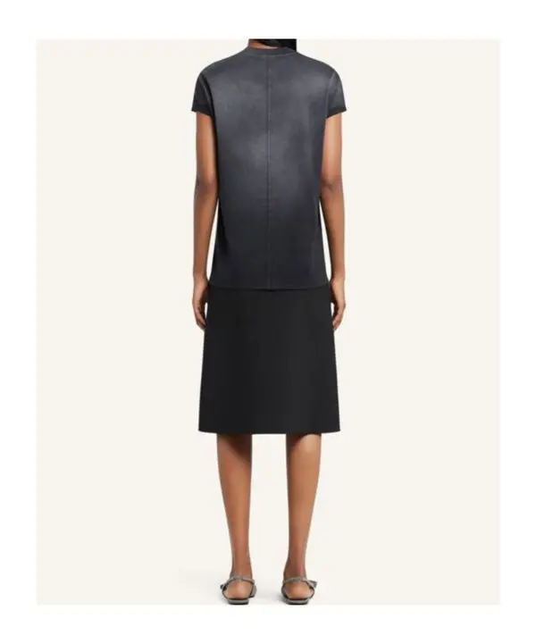 COURREGES Short-sleeve Crewneck T-shirt Dress