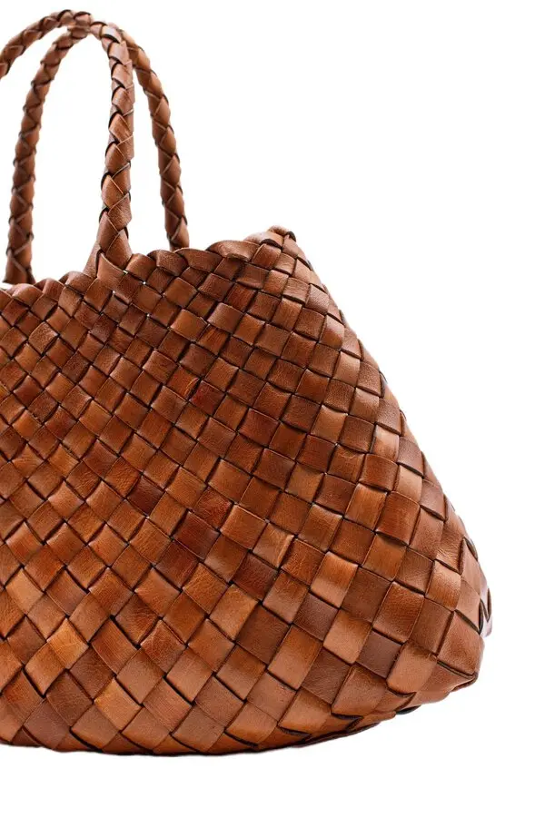 Dragon Diffusion Santa Croce Small Tote Bag - Tan