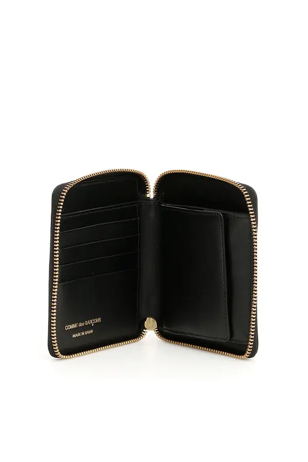 Comme Des Garçons Zip-around Leather Wallet - Black