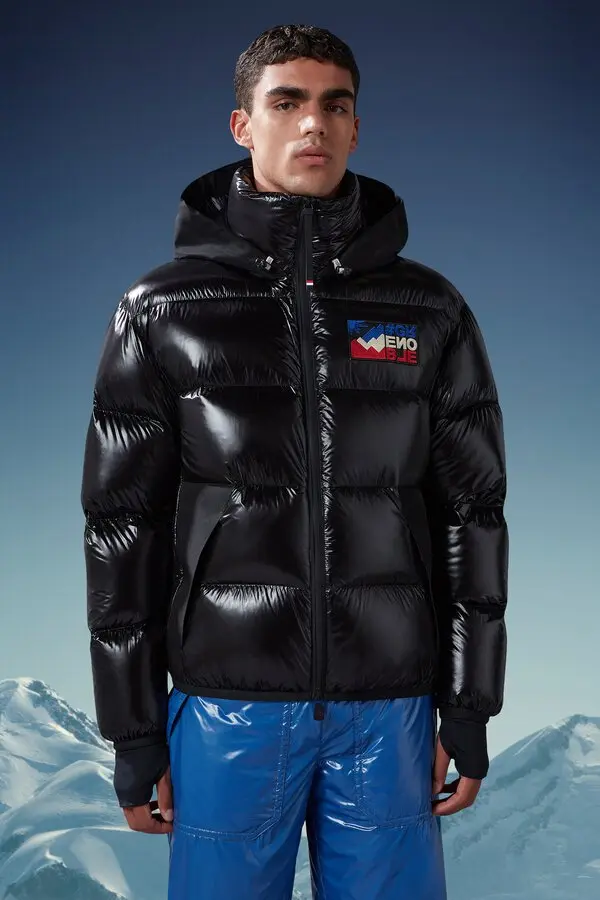 Moncler Grenoble Logo Patch Padded Down Jacket