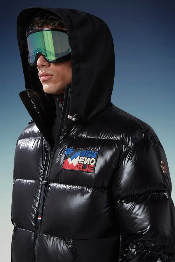 Moncler Grenoble Logo Patch Padded Down Jacket
