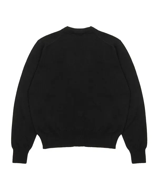 AMI Paris De Coeur Embroidered V-neck Cardigan