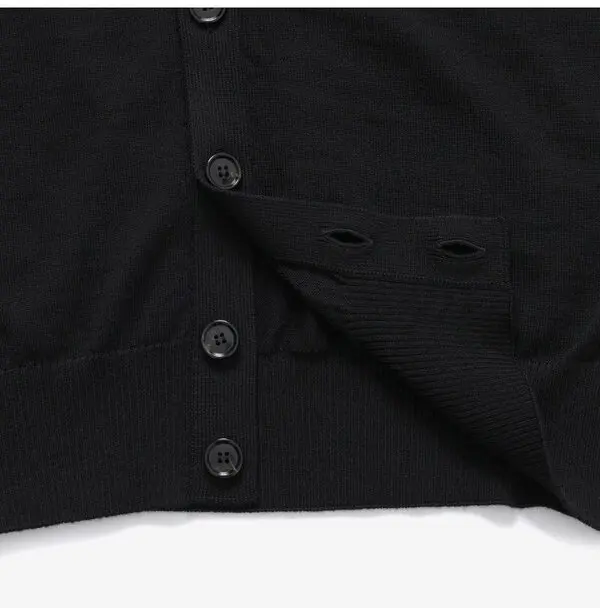 AMI Paris De Coeur Embroidered V-neck Cardigan