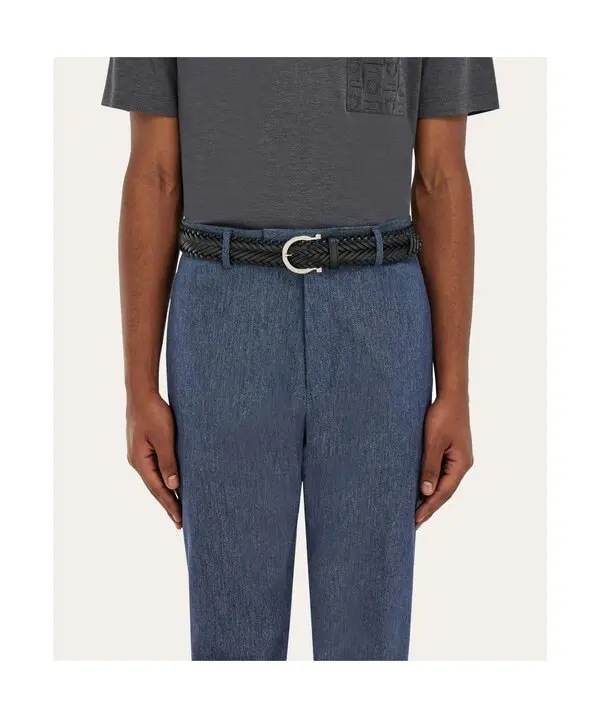 FERRAGAMO Gancini Belt - Black