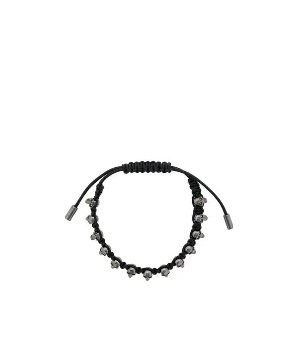 Alexander McQueen Skulls Bracelet - Black
