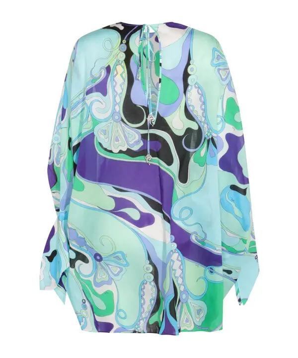 Emilio Pucci Orchid Printed Mini Dress