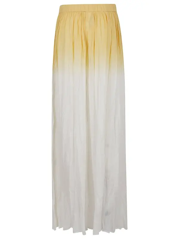 Pinko Ombré-effect Drawstring Palazzo Trousers - Gray