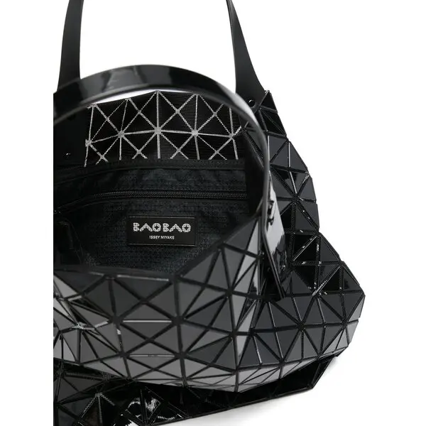 Issey Miyake Geometric Patterned Tote Bag - Black