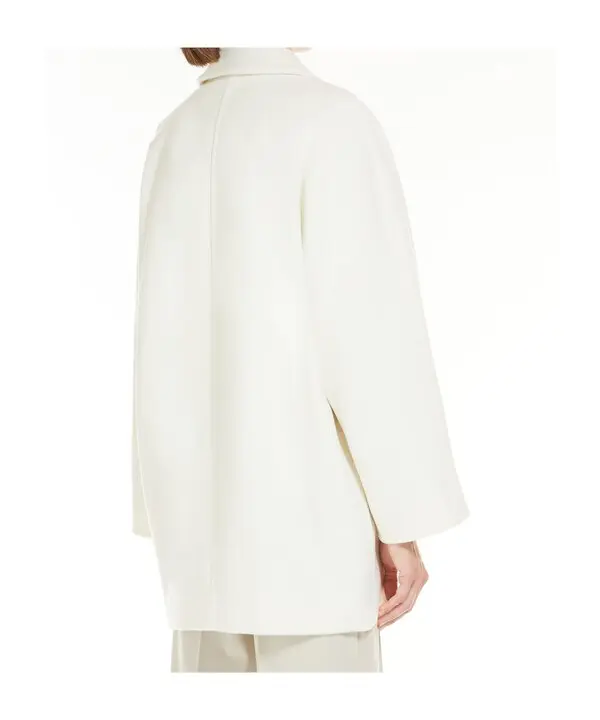 Max Mara Rebus Double-breasted Coat - White