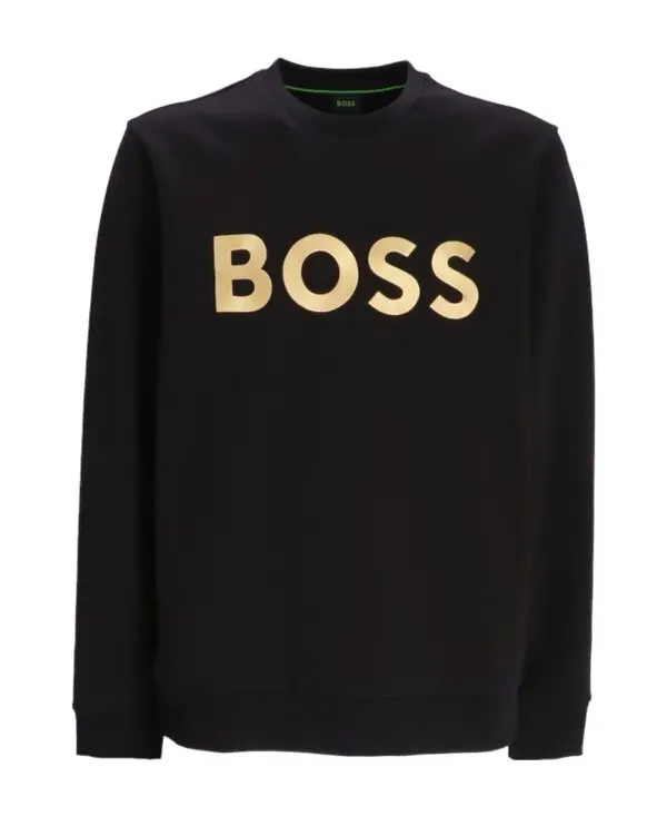 Hugo Boss Logo Embroidered Cotton-blend Sweatshirt