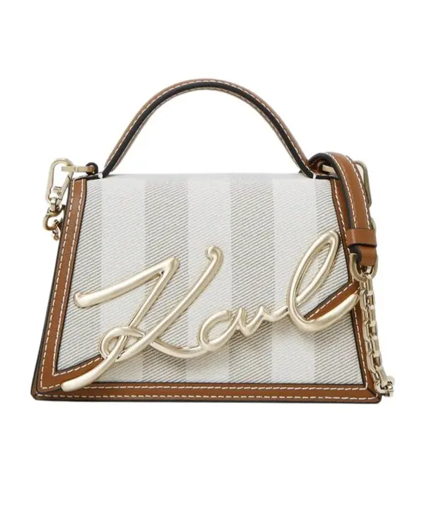 Karl Lagerfeld Signature Cross Body Bag