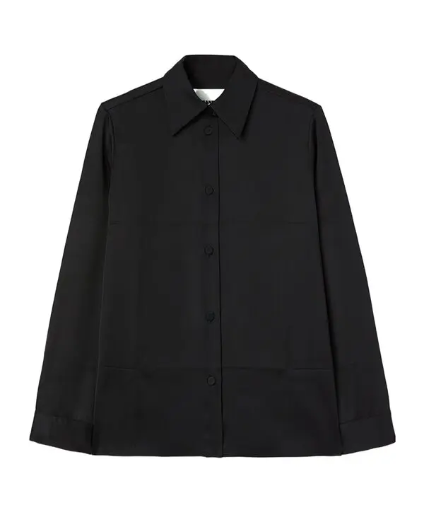 JIL SANDER Long-sleeved Twill Shirt