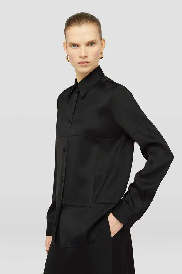 JIL SANDER Long-sleeved Twill Shirt